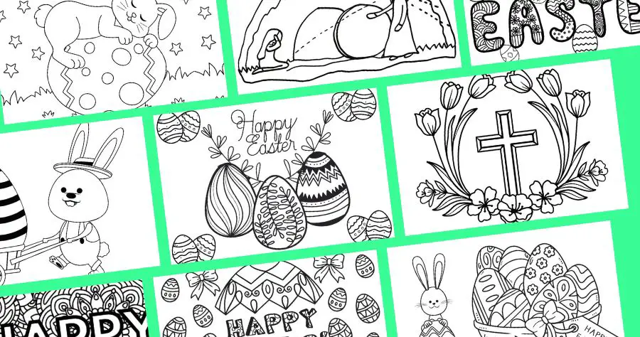 30 Free Easter Coloring Pages For Anyone (No Email Sign Up)